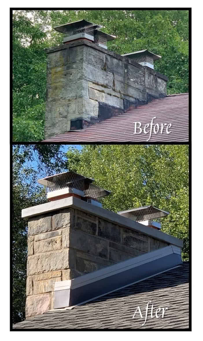 CHIMNEY/MASONRY/CUSTOM RE-FLASHING - Groover Roofing & Siding, Inc.